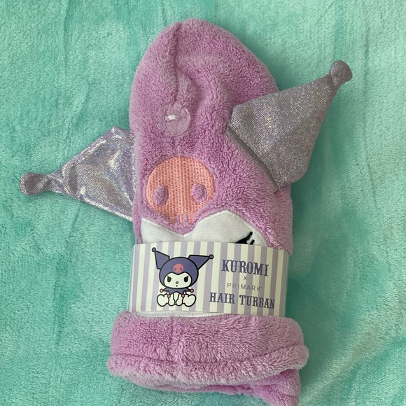 Primark | Hair | Primark Kuromi Hair Turban In Lavender And Metallic ...